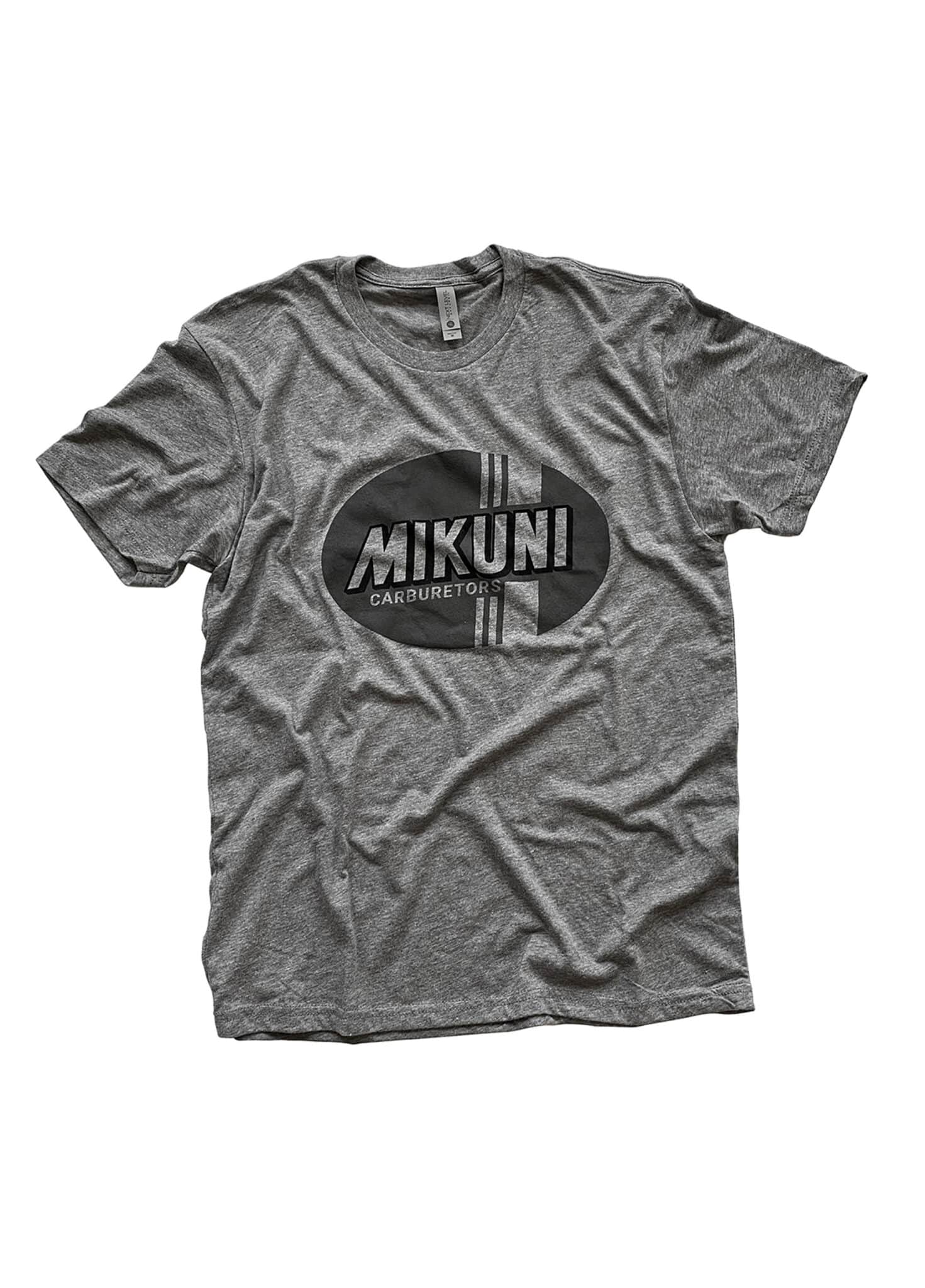 Gray Oval Logo T-Shirt - Mikuni Power
