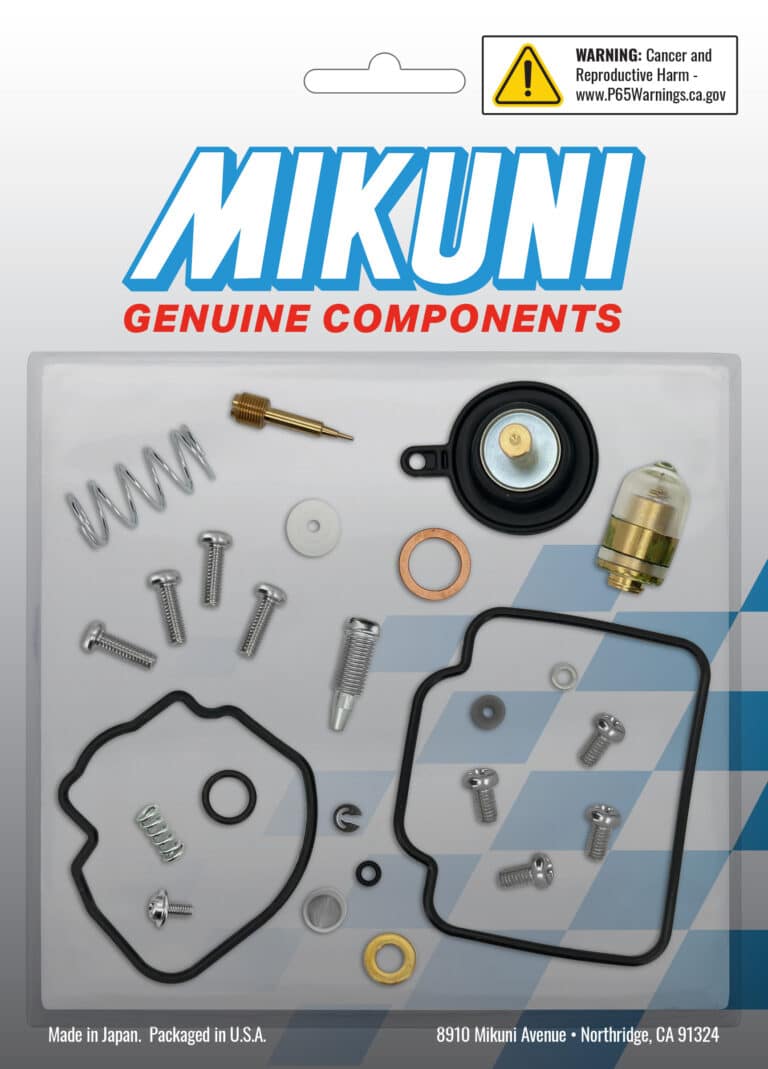 Mikuni Carburetor Rebuild Kit for Yamaha ATVs with Mikuni BSR34 ...