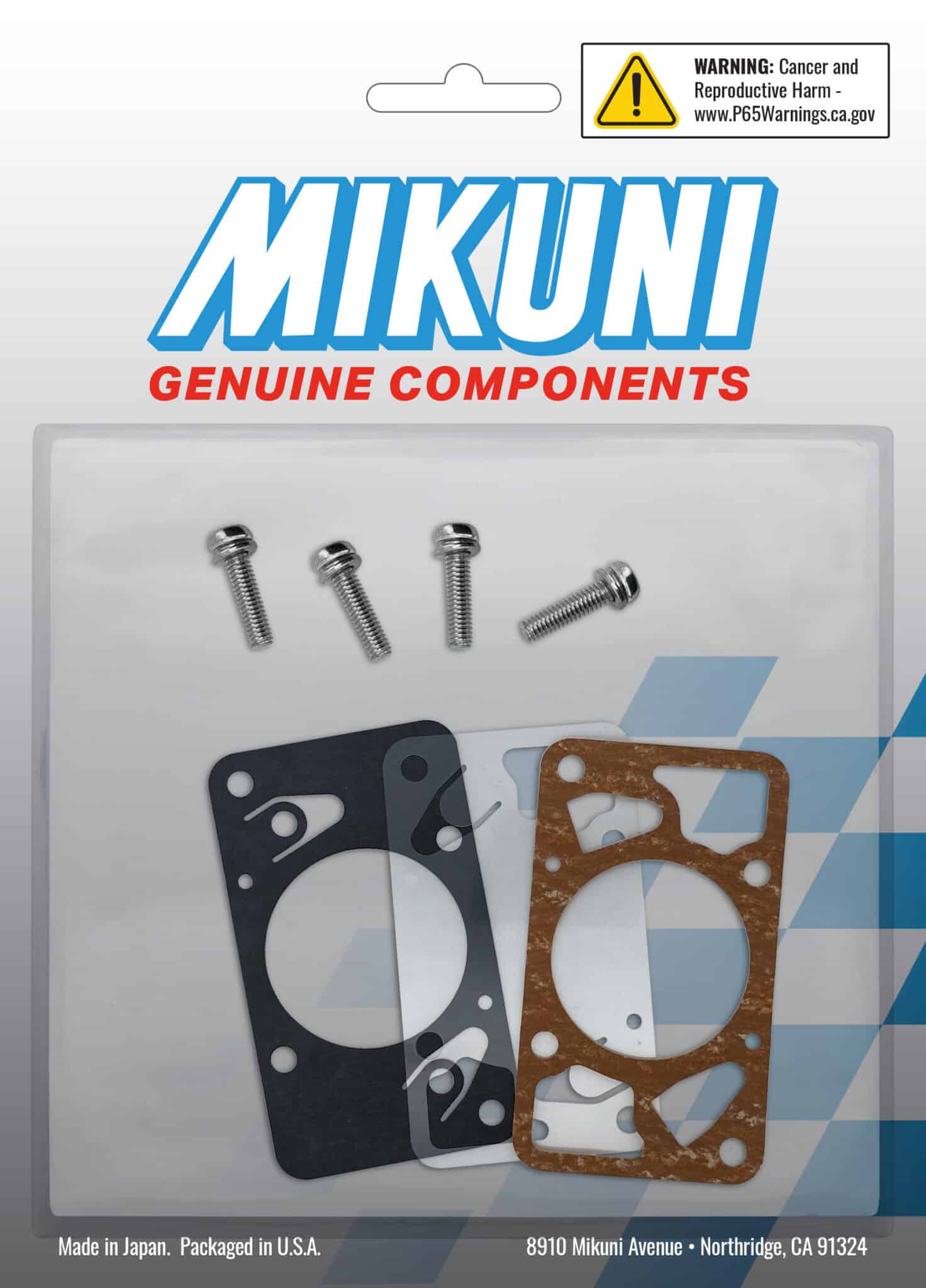 Mikuni MK-DF44 Fuel Pump Rebuild Kit for Mikuni Square Body Pulse Fuel ...