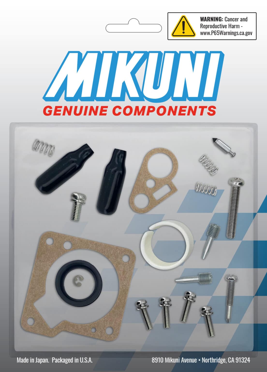 Mikuni Carburetor Rebuild Kit for Yamaha PW50, Scooters, & 3-Wheelers ...