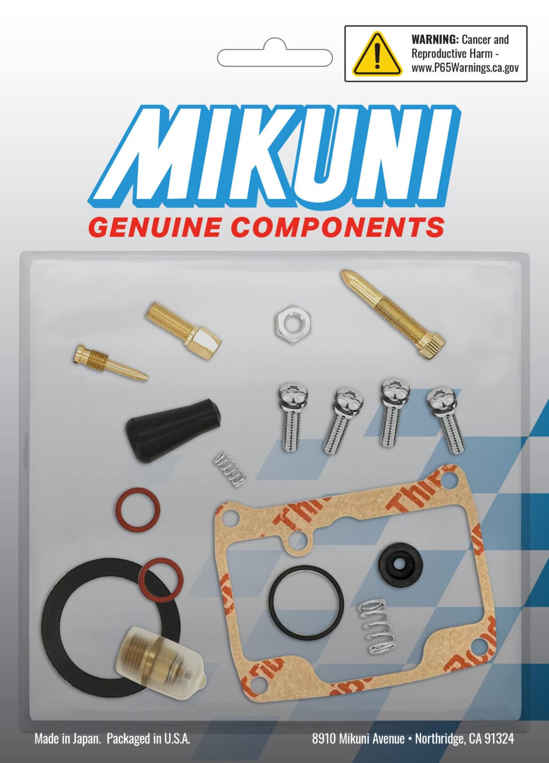 Mikuni Carburetor Rebuild Kit for Mikuni VM32-193, VM32-33, VM34-168 ...
